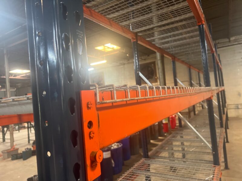 Interlake Mecalux Teardrop Step Beams 12' Long x 4.5' Face