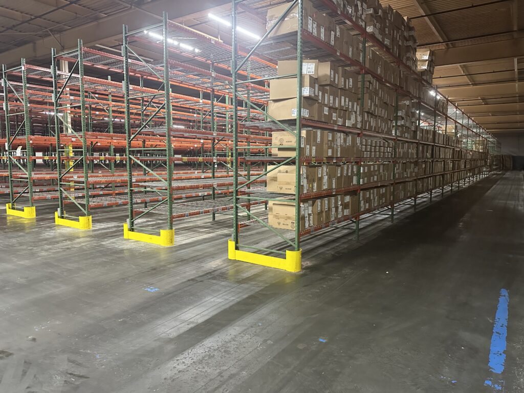 Used Warehouse Pallet Racking - 14'H x 48''D x 8'W - Teardrop